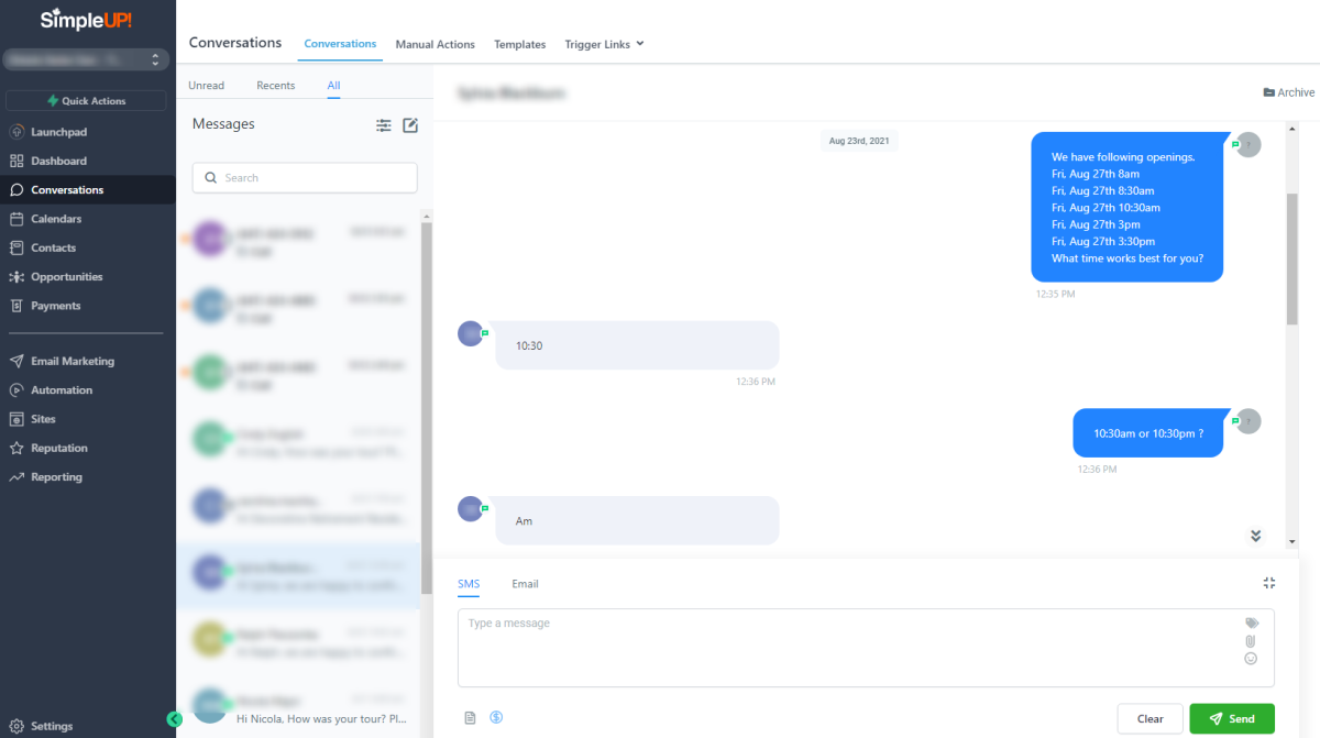 ai-booking-screen | SimpleUP! - Your Simple Marketing Automation System