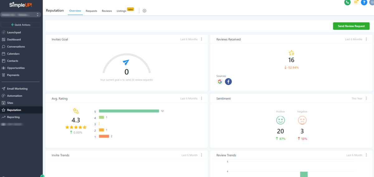 rep-screen | SimpleUP! - Your Simple Marketing Automation System